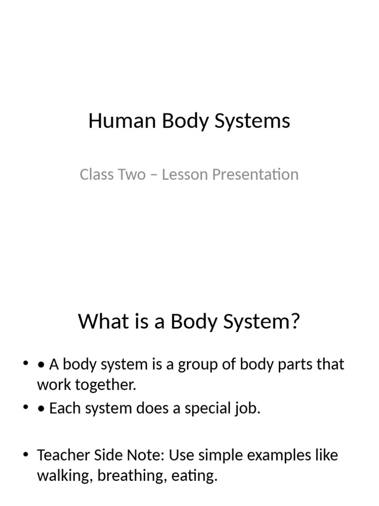 Understanding Human Body Systems | PDF