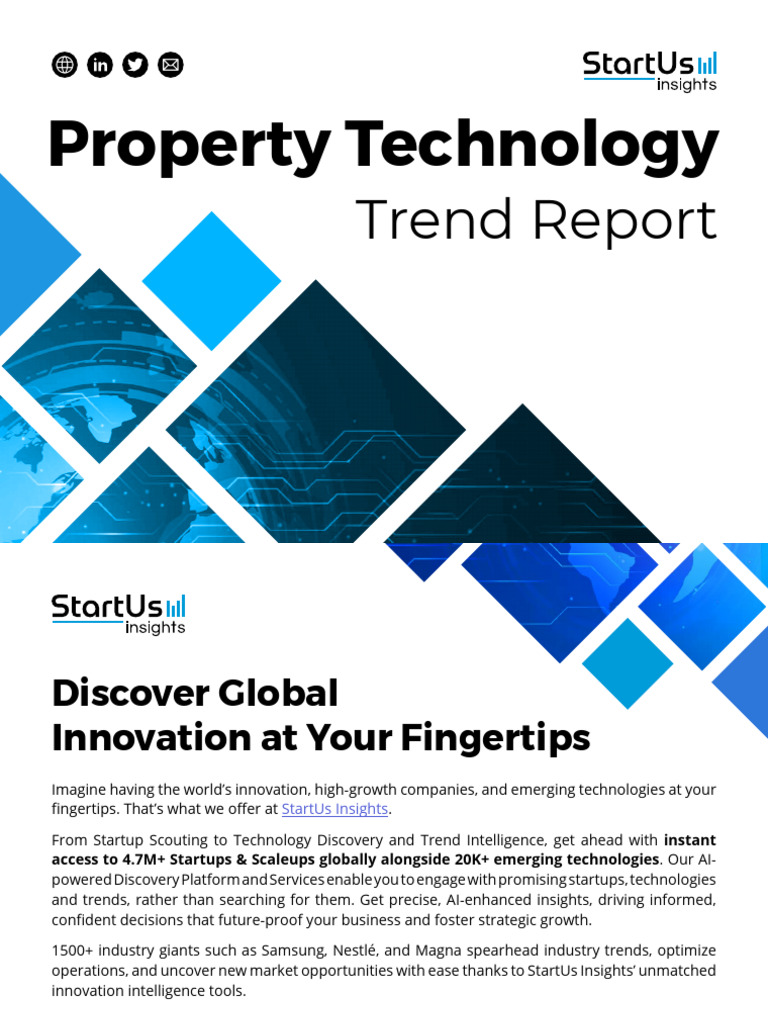 Property-Technology-Trend-Report-StartUs-Insights | PDF | Internet Of ...