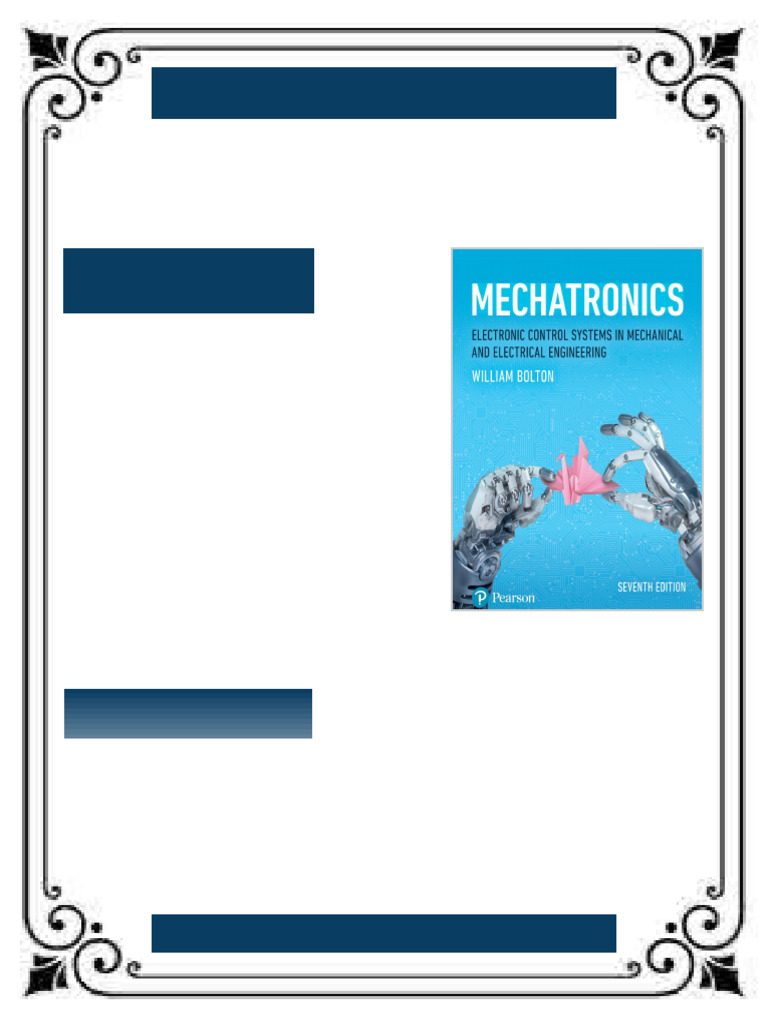 Mechatronics: Electronic Control Systems in Mechanical and Electrical ...