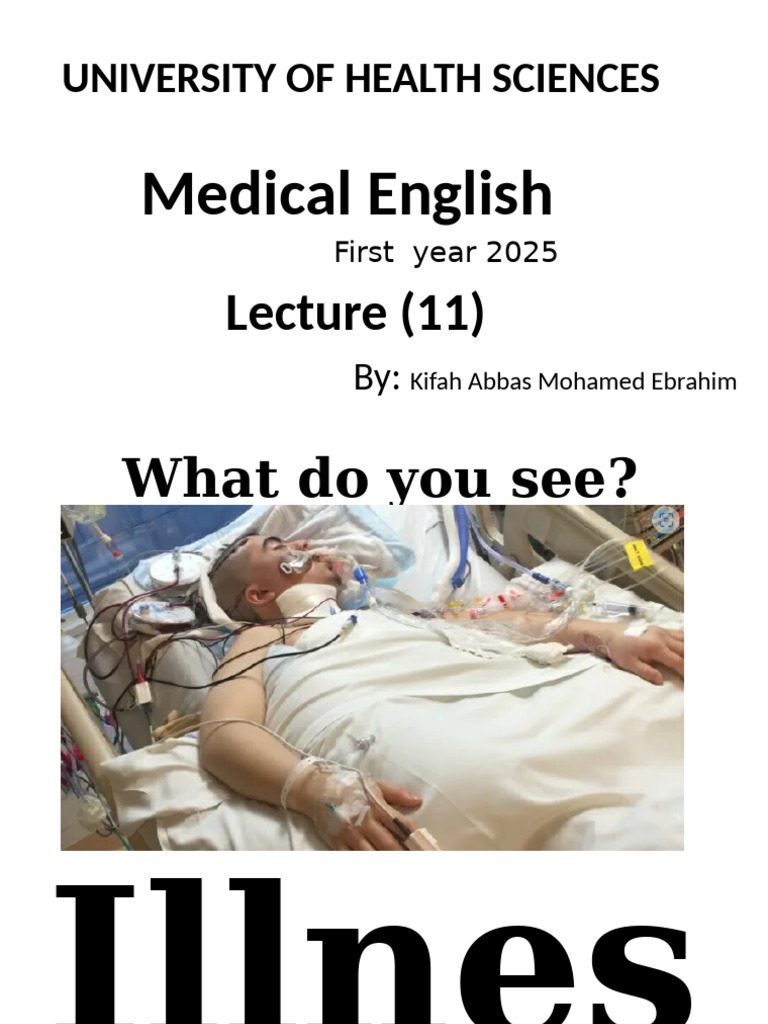 Medical English Lecture 11 | PDF | Death | Cancer