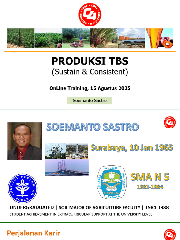 Online Training PRODUKSI (Agu2025) | PDF | Agronomy | Agriculture