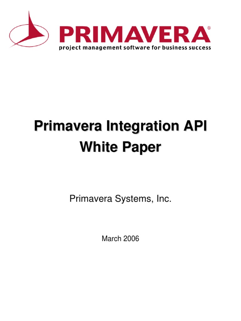 Api Whitepaper Pdf Application Programming Interface Java Programming Language