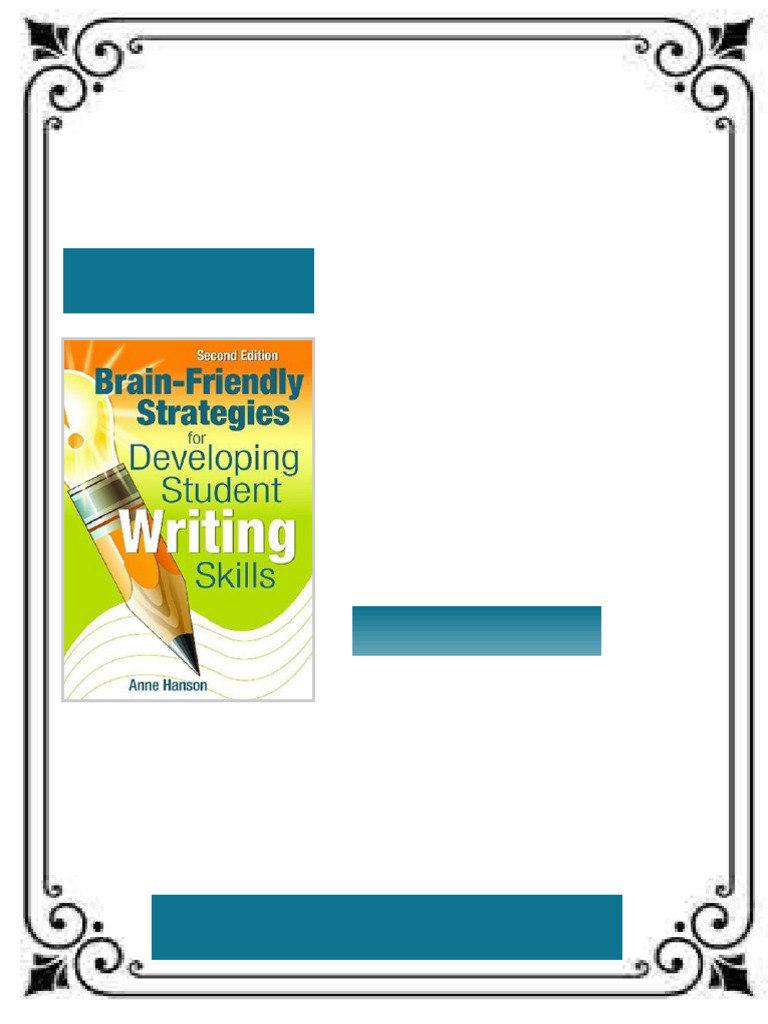 Brain Friendly Strategies for Developing Student Writing Skills 2nd ...