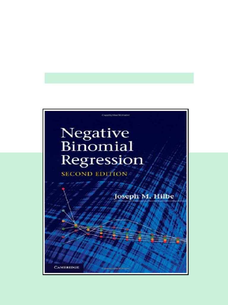 Negative binomial regression 2ed Edition Hilbe J.M. - ebook and ...
