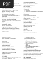 Pen Names of Filipino Protagonists | PDF