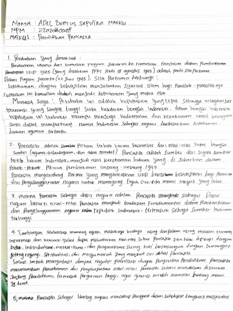 Pancasila Adel M | PDF