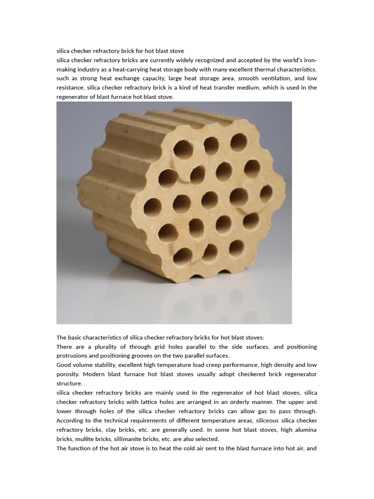 水泥 Silica Checker Refractory Brick Marina 12.31 | PDF | Refractory | Brick