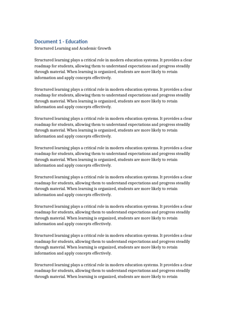 Scribd Dummy Document 1 | PDF | Learning | Cognition