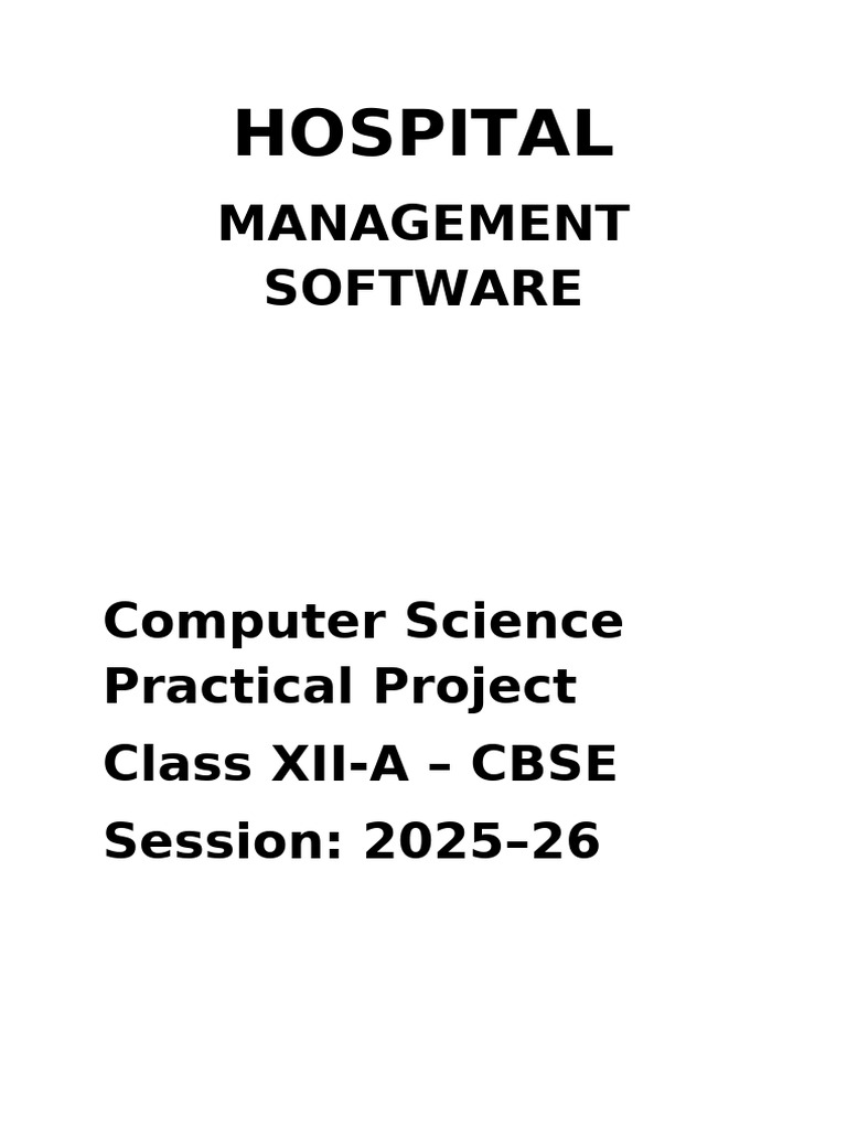 Cs Project | PDF | Databases | Python (Programming Language)