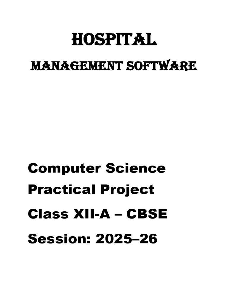 CS PROJECT | PDF | Databases | Software