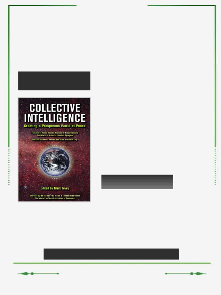 Collective Intelligence Creating a Prosperous World at Peace 1st ...