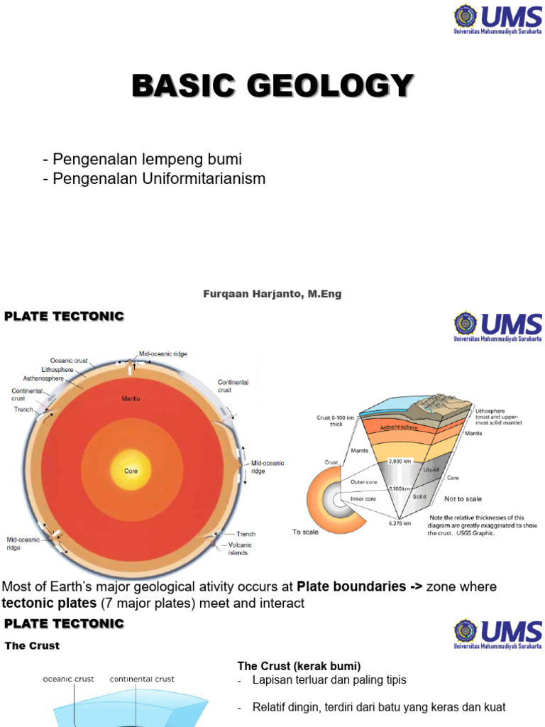 Basic Geology - F.harjanto Session 4 | PDF | Plate Tectonics | Geophysics