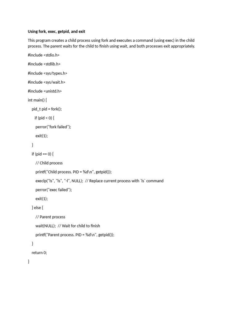 Program 2 | PDF | Computer Architecture | Process (Computing)