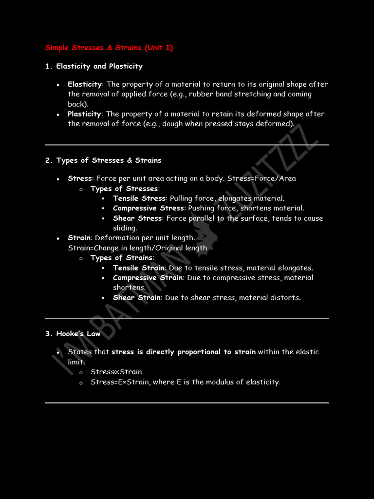 MOS SEM END | PDF | Bending | Deformation (Engineering)