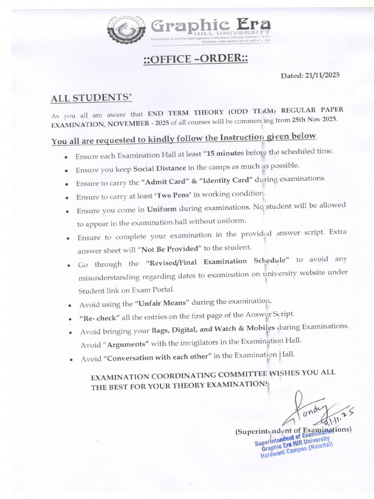 Office Order | PDF