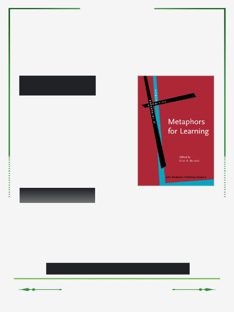 Metaphors for Learning Cross cultural Perspectives Human Cognitive ...