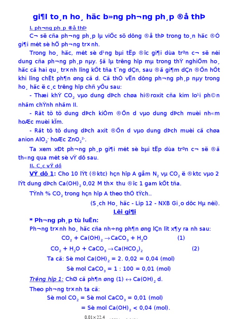Phuong Phap Do Thi | PDF | Chemical Compounds | Molecules