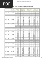 ISA Equal Angle Weight Chart | PDF | Mechanical Engineering | Nature