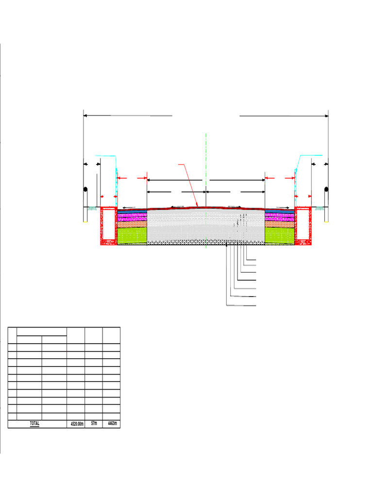Built-up Existing Portion Overlay , Paved Shoulder, And Drain Portion ...