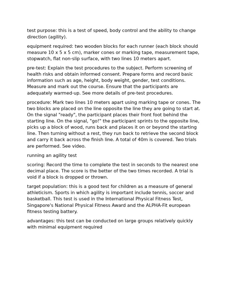 Shuttle Run and[1] | PDF