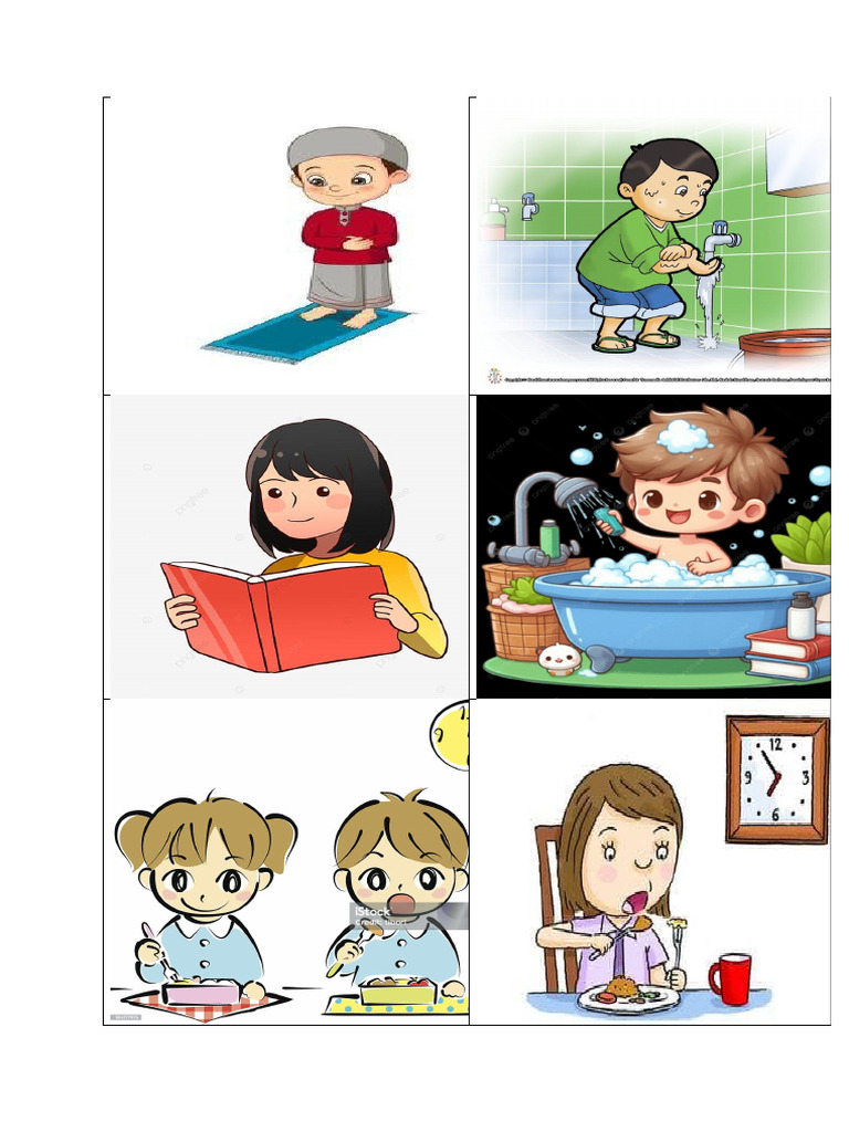 Gambar Kegiatan Sehari Hari | PDF