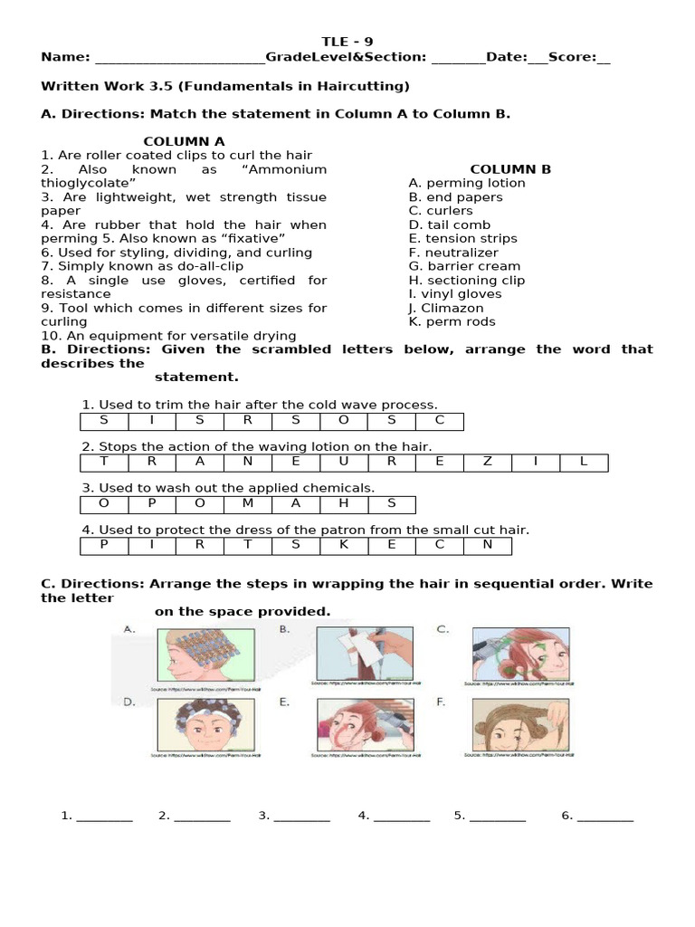 Grade 9- Written Work 3.5 | PDF