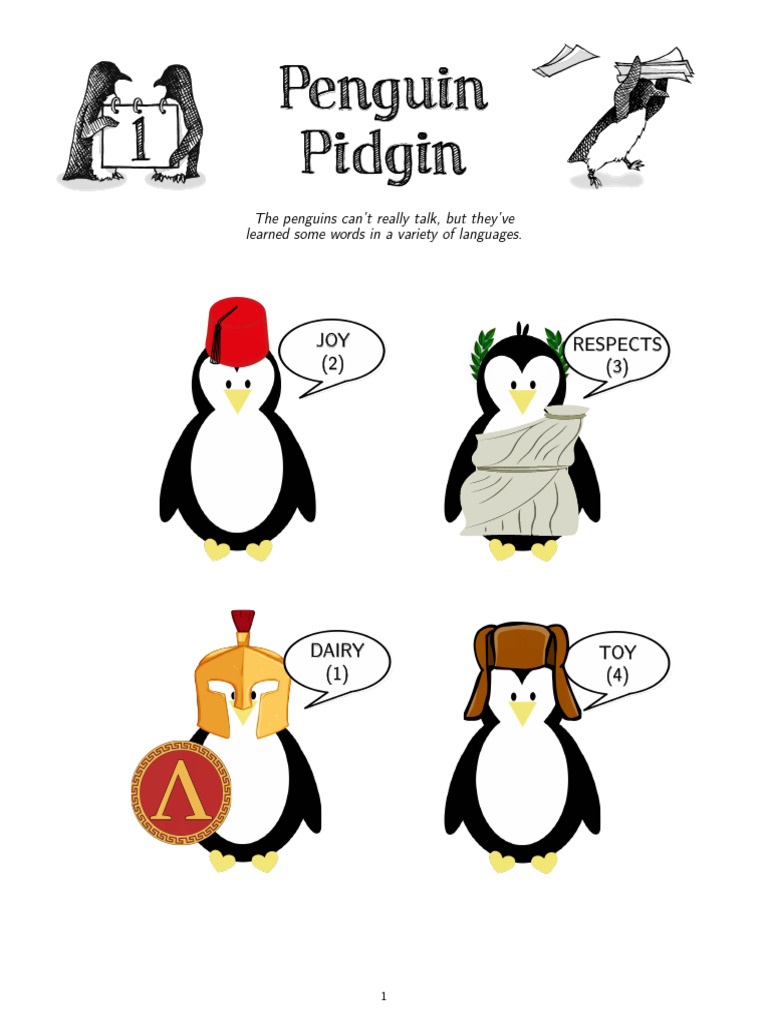 01 Penguin Pidgin 07a7f5bf | PDF