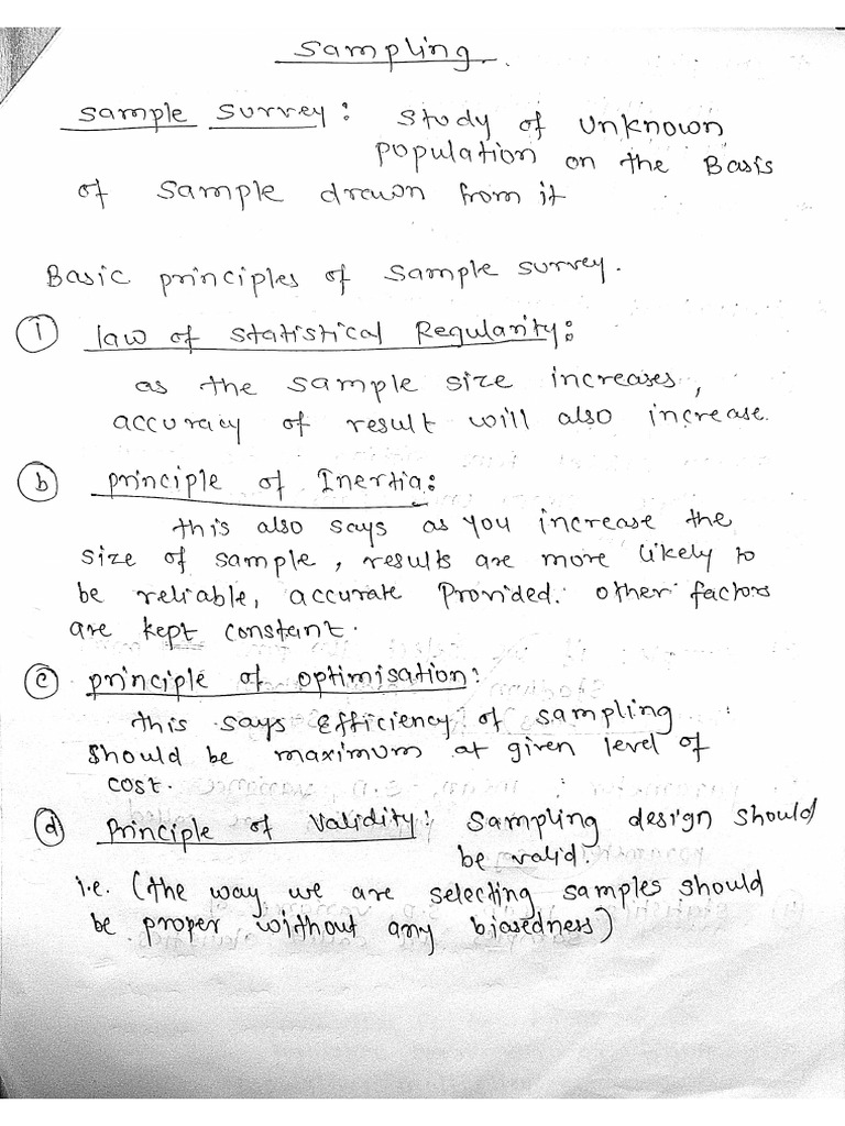 Sampling | PDF