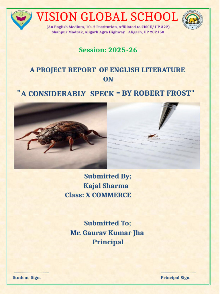 Sample of Cover Page | PDF