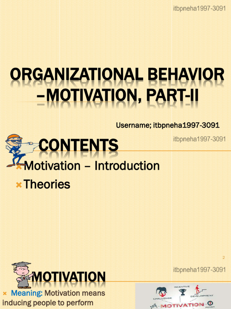 Share Motivation Part II - Watermark | PDF | Motivational | Motivation