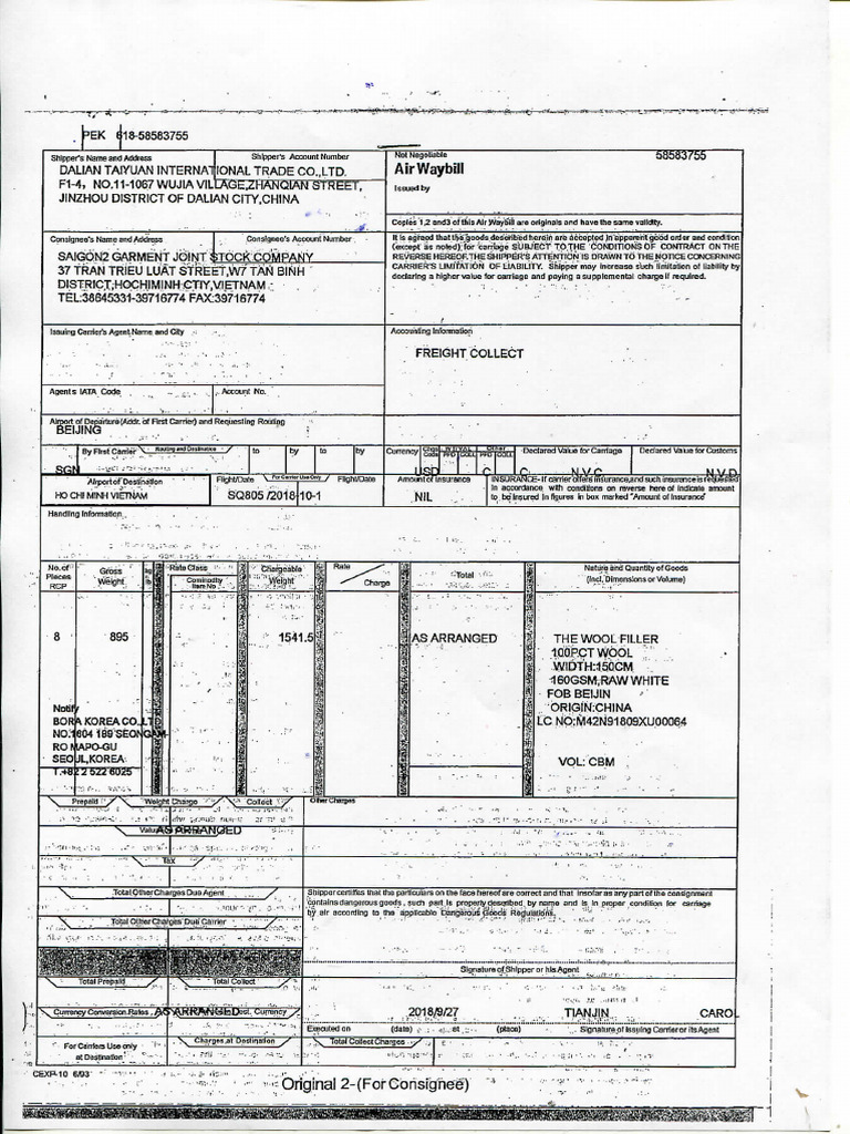 Im Docs - Air - Forwarder | PDF