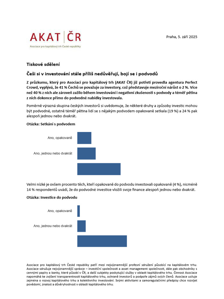 TZ Akat CR Podvody 20250905 | PDF