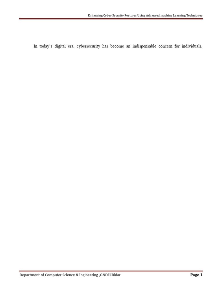 Cs Report Final | PDF | Computer Security | Security