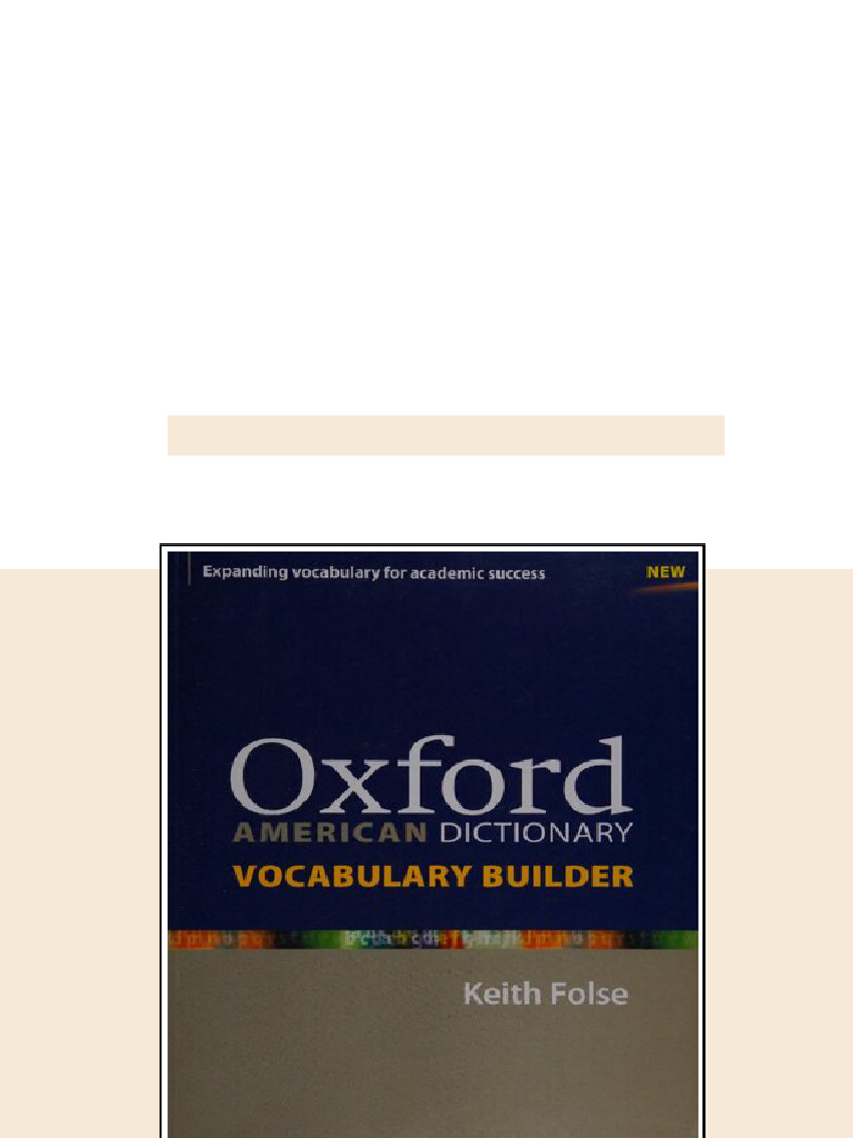 Oxford American Dictionary Vocabulary Builder Lessons and activities ...