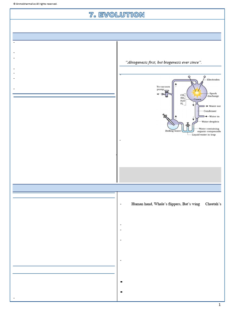 7 evolution-notes-converted-protected | PDF | Natural Selection ...