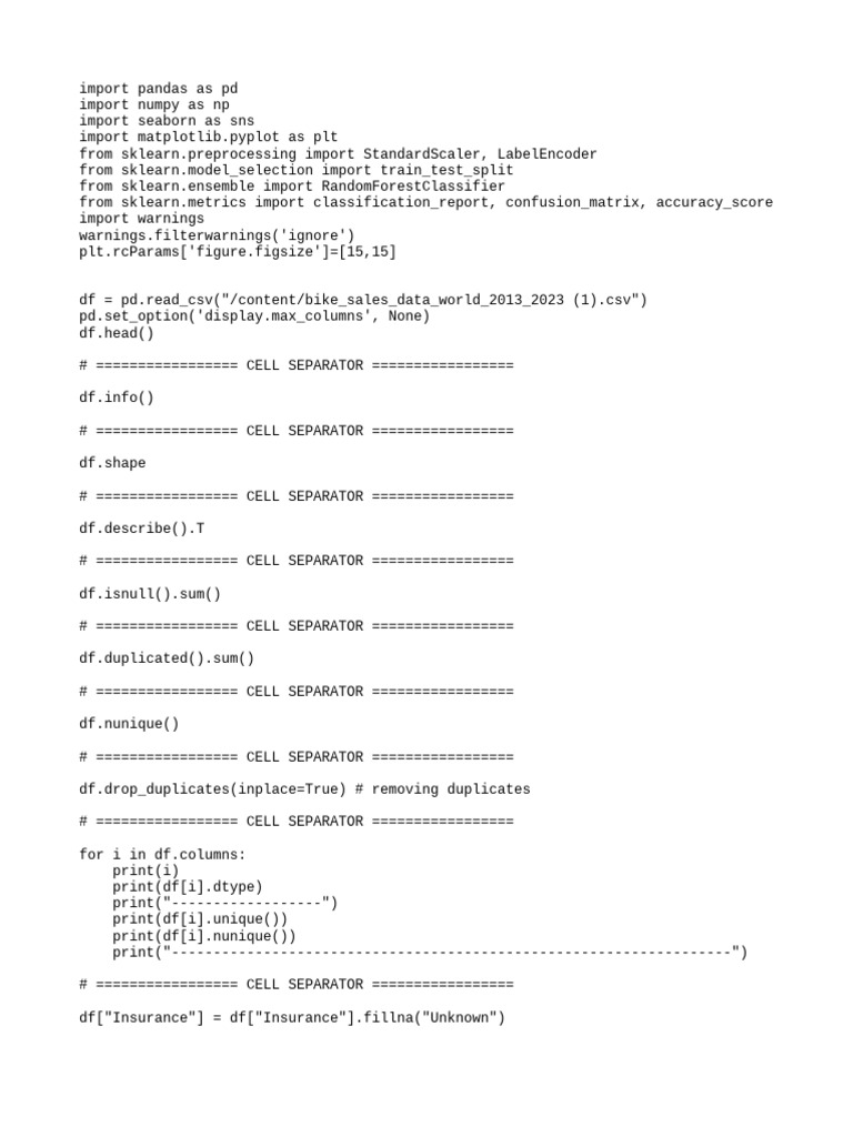 Original Notebook Code | PDF | Computer Programming
