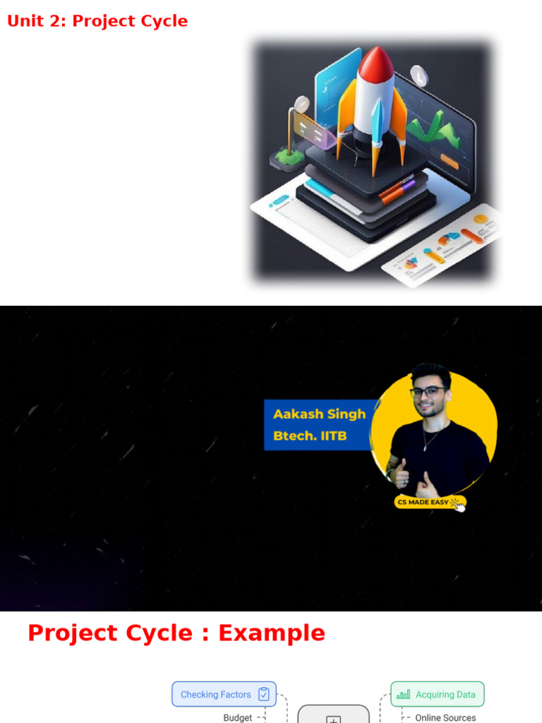 Class 10 - AI 417 Unit 3 Project Cycle | PDF