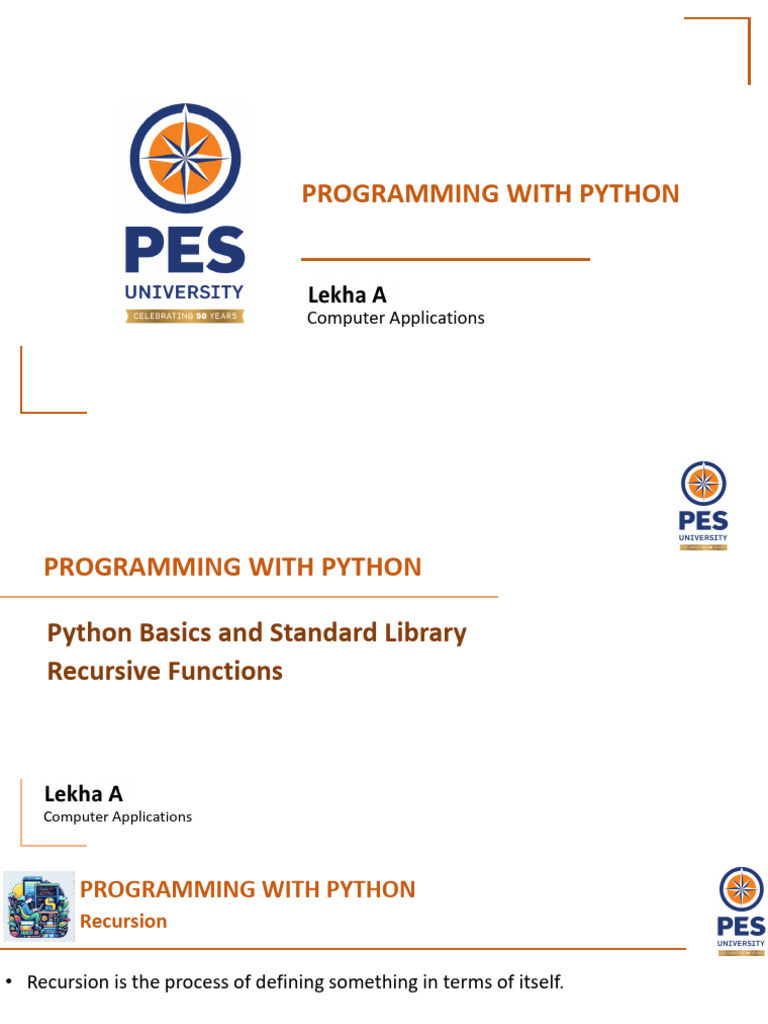 Python Recursion Basics Explained | PDF