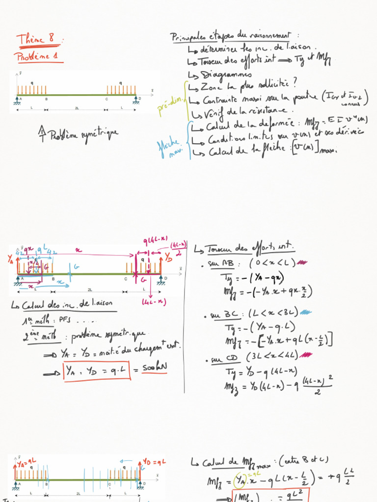 Thème 8 - RDM L2 - Correction | PDF