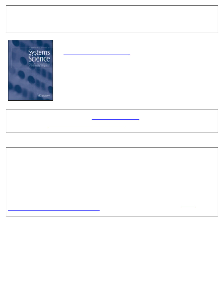 Control of Switched Systems with Saturation | PDF | Matrix (Mathematics ...