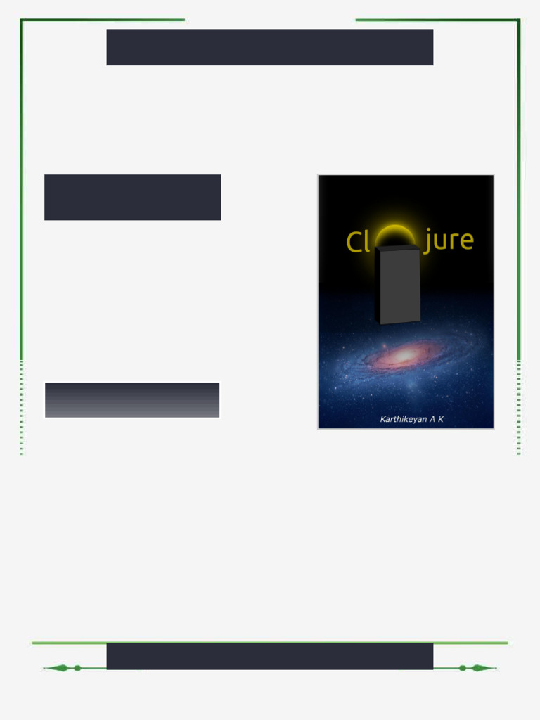 Clojure 1st Edition Karthikeyan A K eBook formatted for tablet | PDF | Clojure | Computer ...