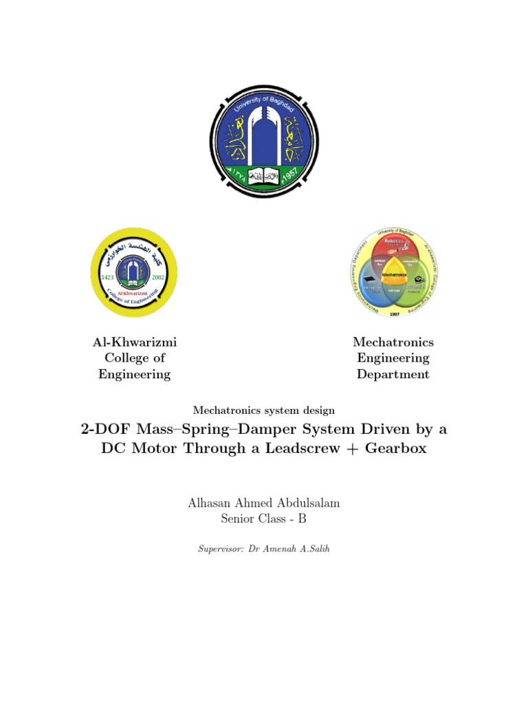 Final Project Modelling | PDF | Mechanical Engineering | Mechanics