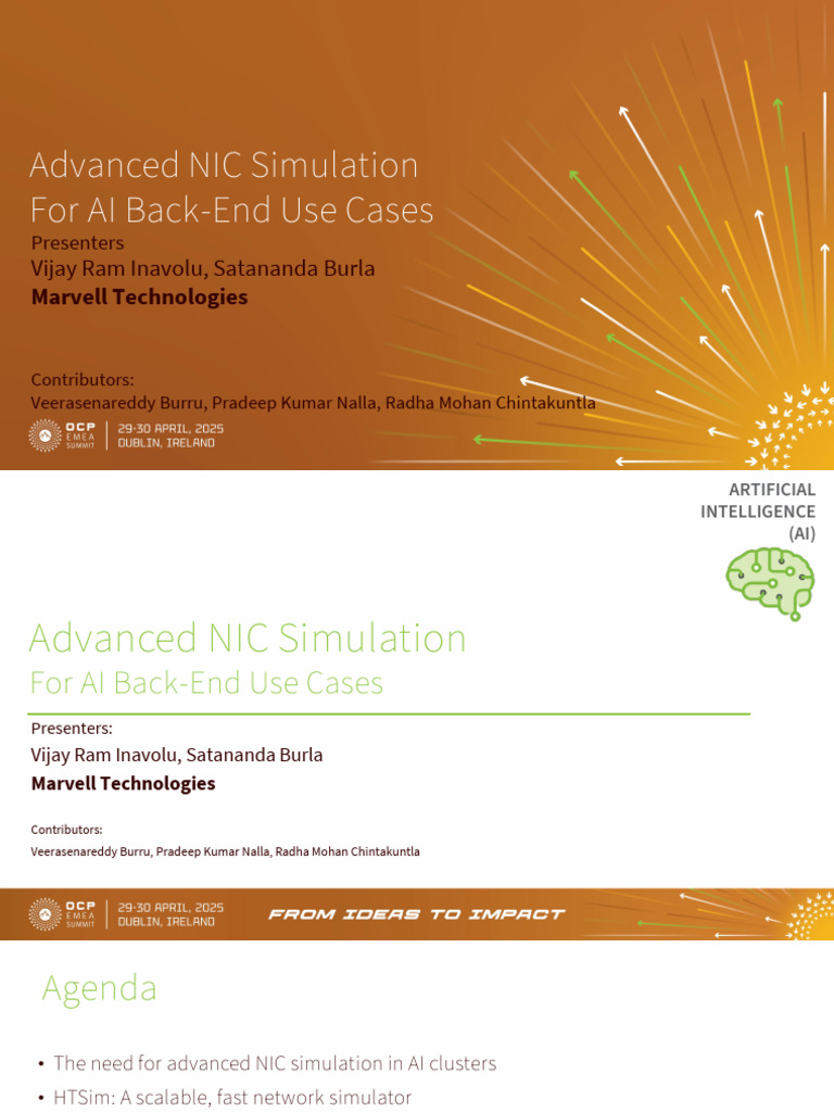 6543 - Advanced NIC Simulation for AI Back End Use Cases | PDF ...