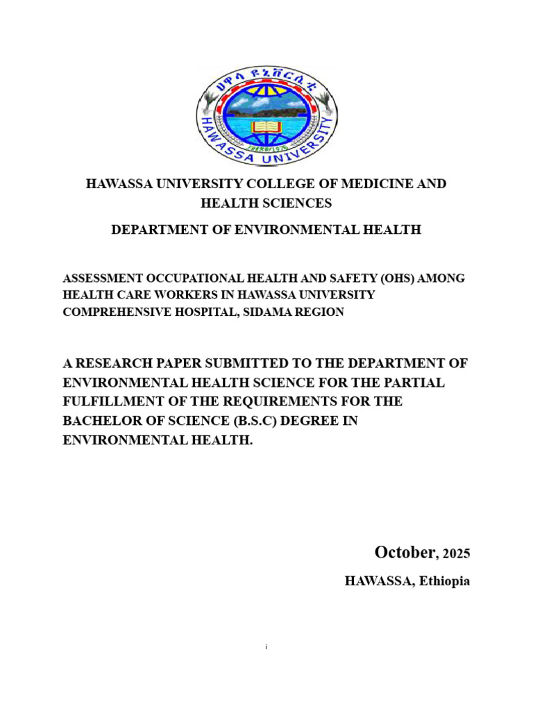 OHS Assessment for Healthcare Workers | PDF | Occupational Safety And ...