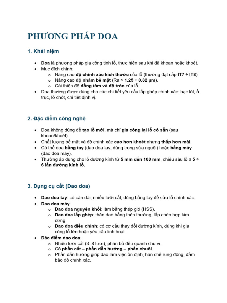 Phương Pháp Doa | PDF