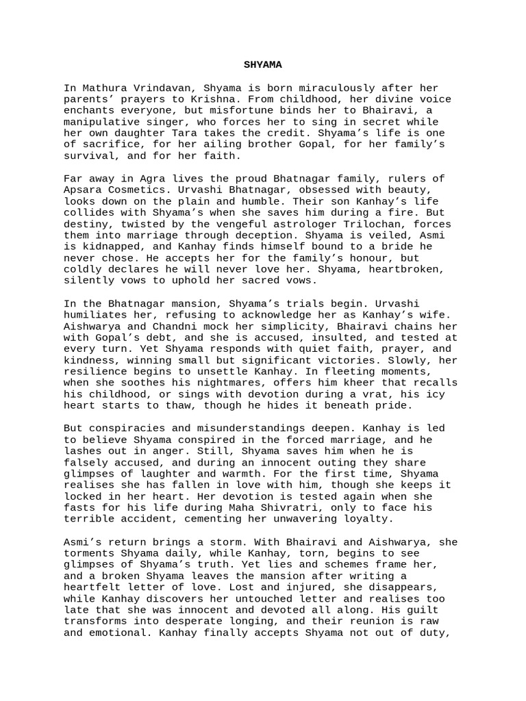 2 Pager for Shyama | PDF