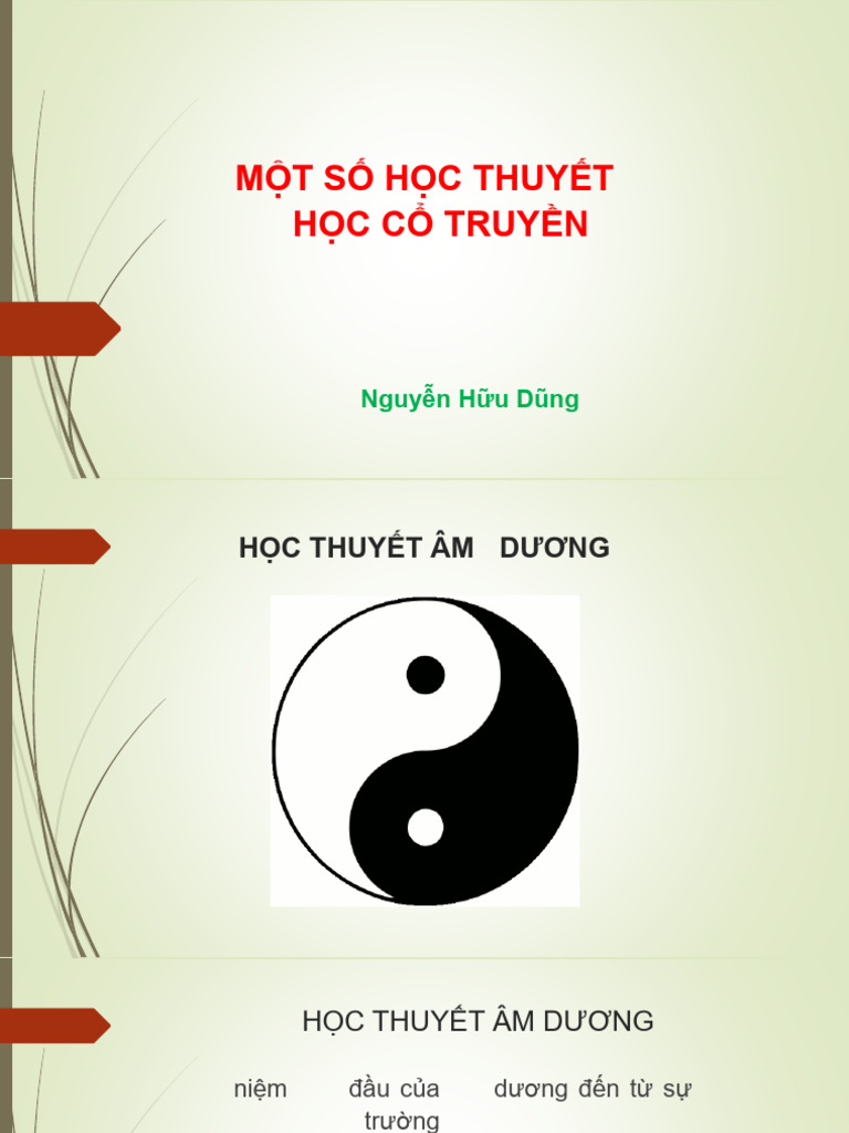 2. MOT SO HOC THUYET YHCT M | PDF
