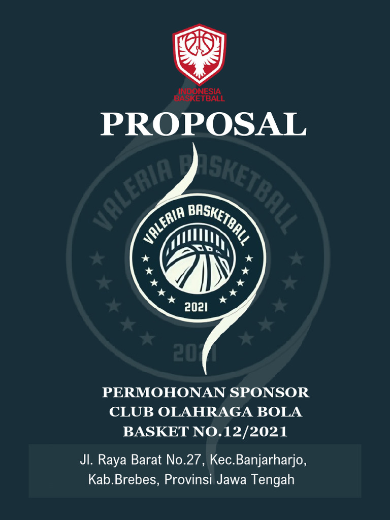 Proposal Sponsor Klub Basket Valeria | PDF