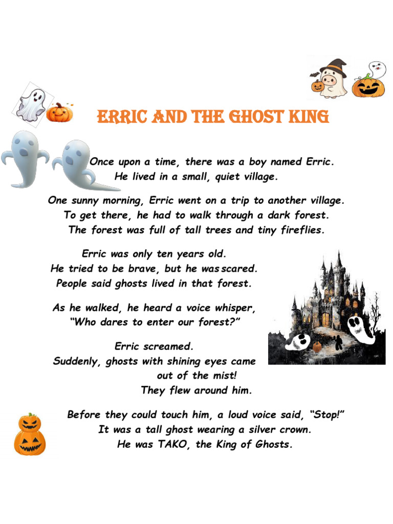 Erric's Adventure with the Ghost King | PDF