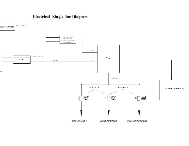 Electrical Singal Line Diagram | PDF